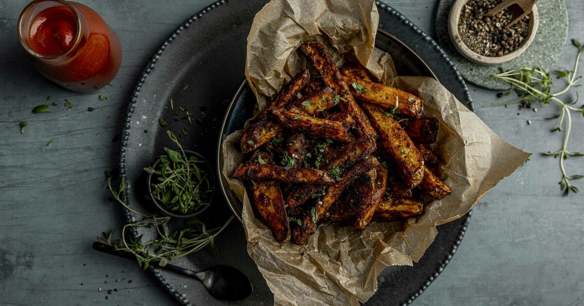 Perfekte fries i airfryer | Skikkelig Digg Mat